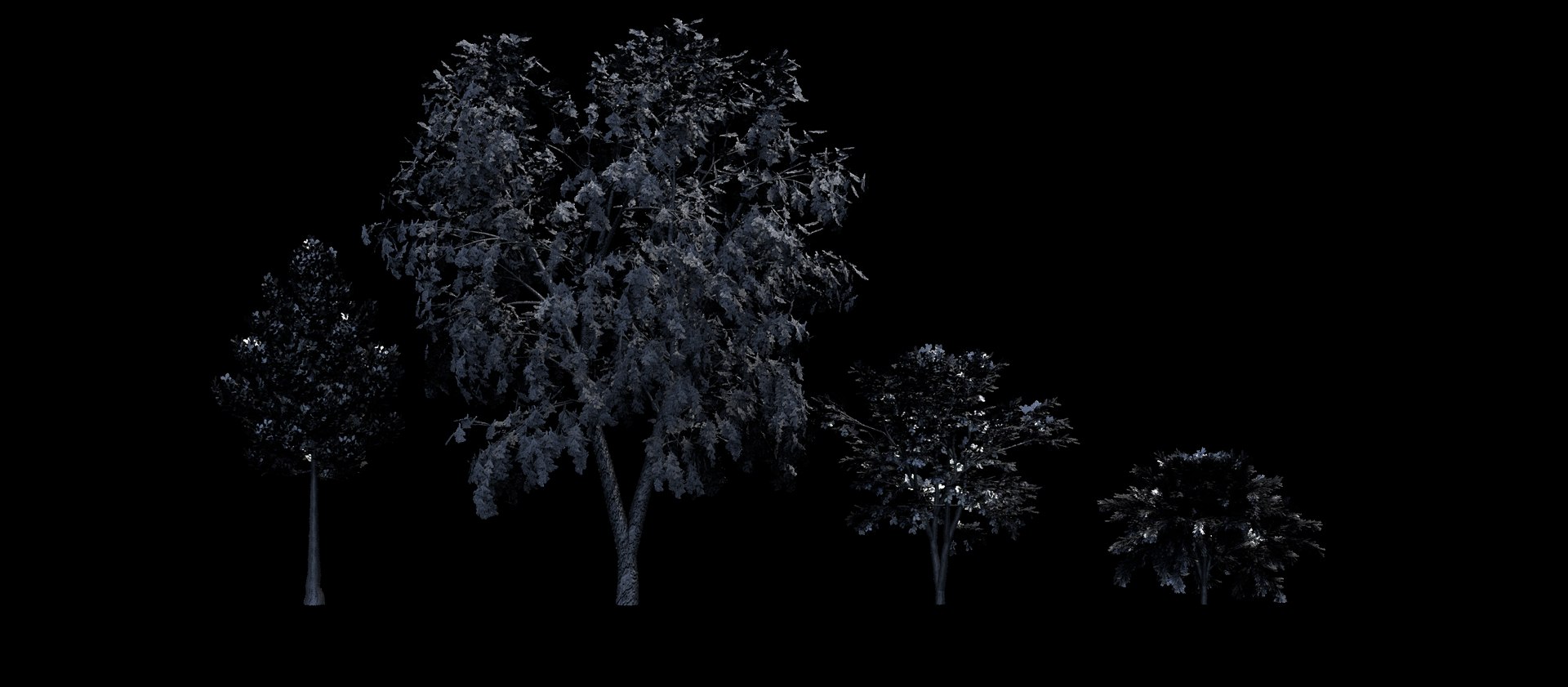 Trees Blender 3D Model - TurboSquid 1206556