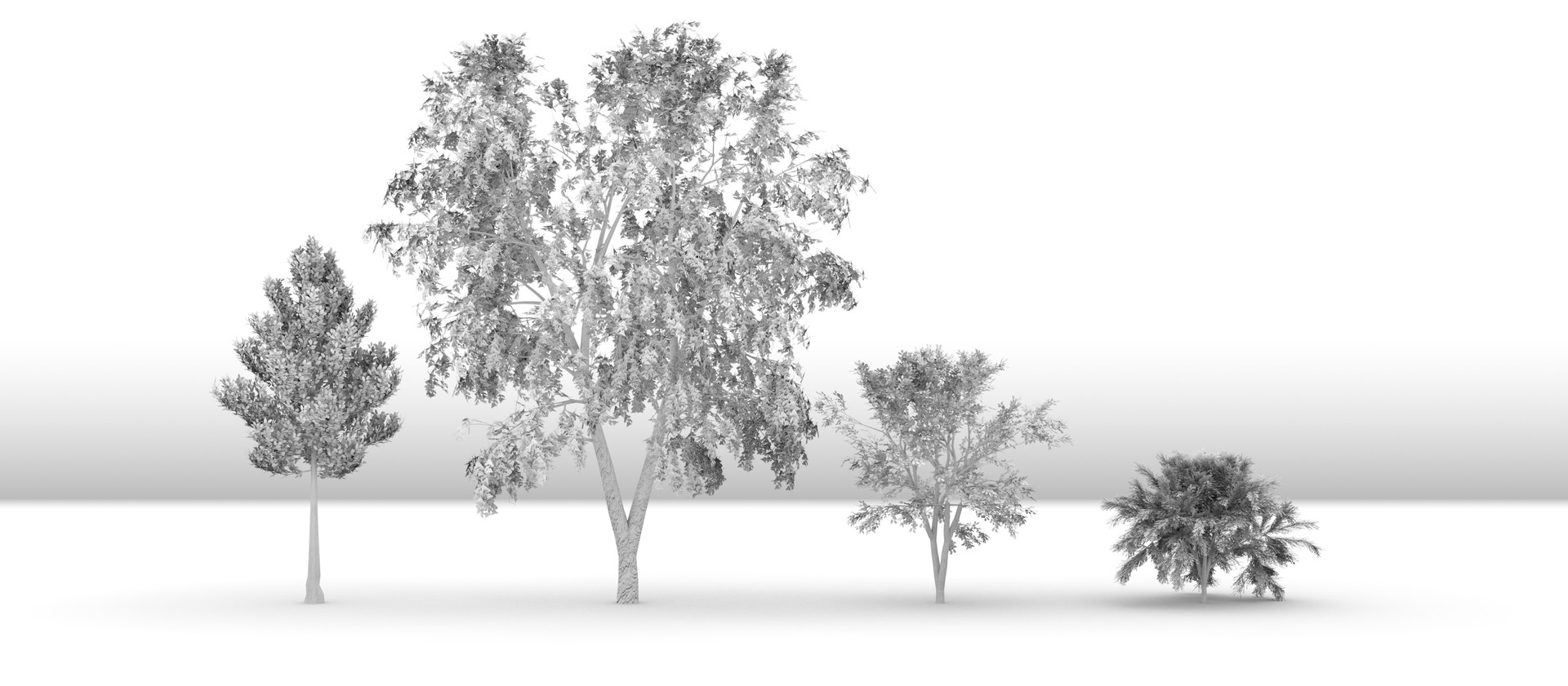 Trees Blender 3D Model - TurboSquid 1206556