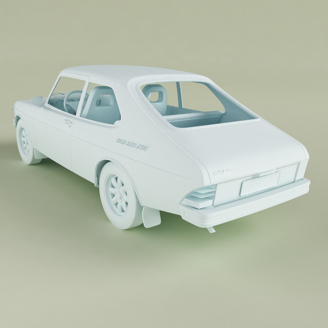 3D Saab 99 Combi Coupe Model - TurboSquid 2163484