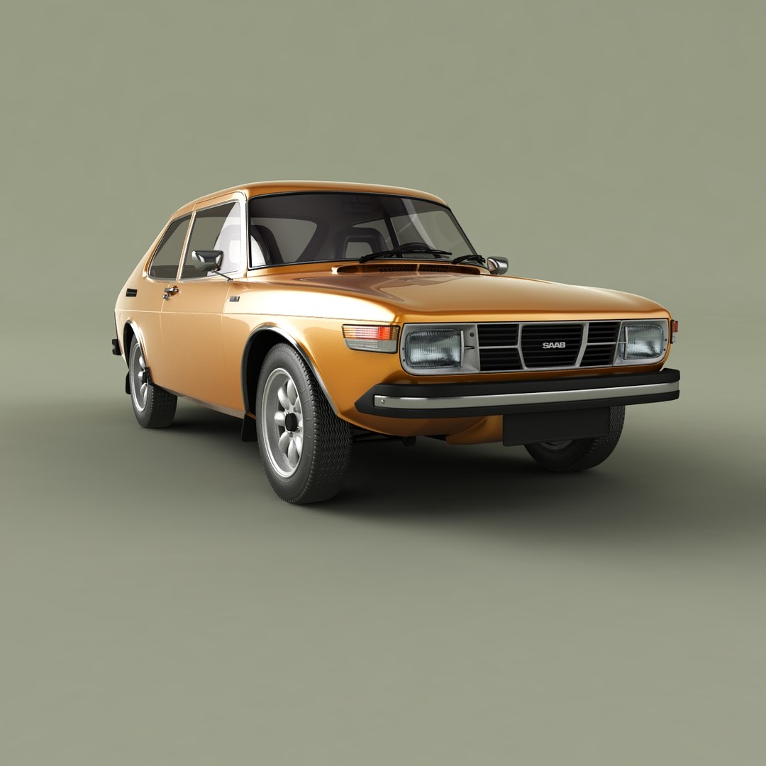 3D Saab 99 Combi Coupe Model - TurboSquid 2163484