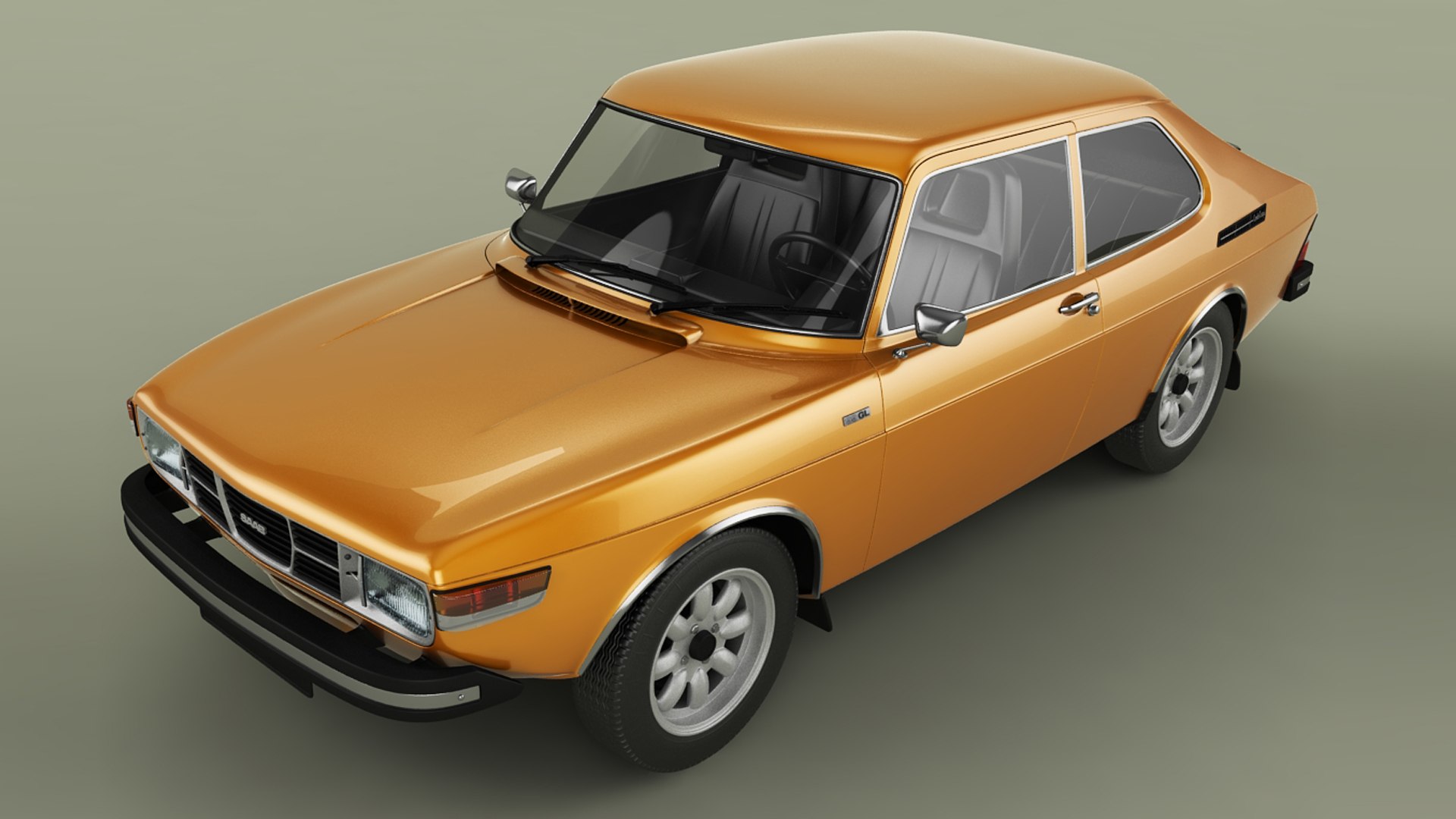 3D Saab 99 Combi Coupe Model - TurboSquid 2163484