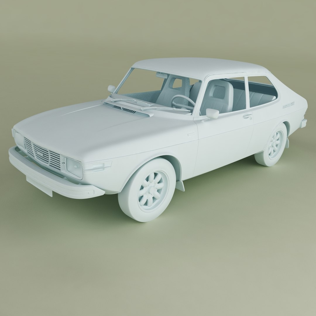 3D Saab 99 Combi Coupe Model - TurboSquid 2163484