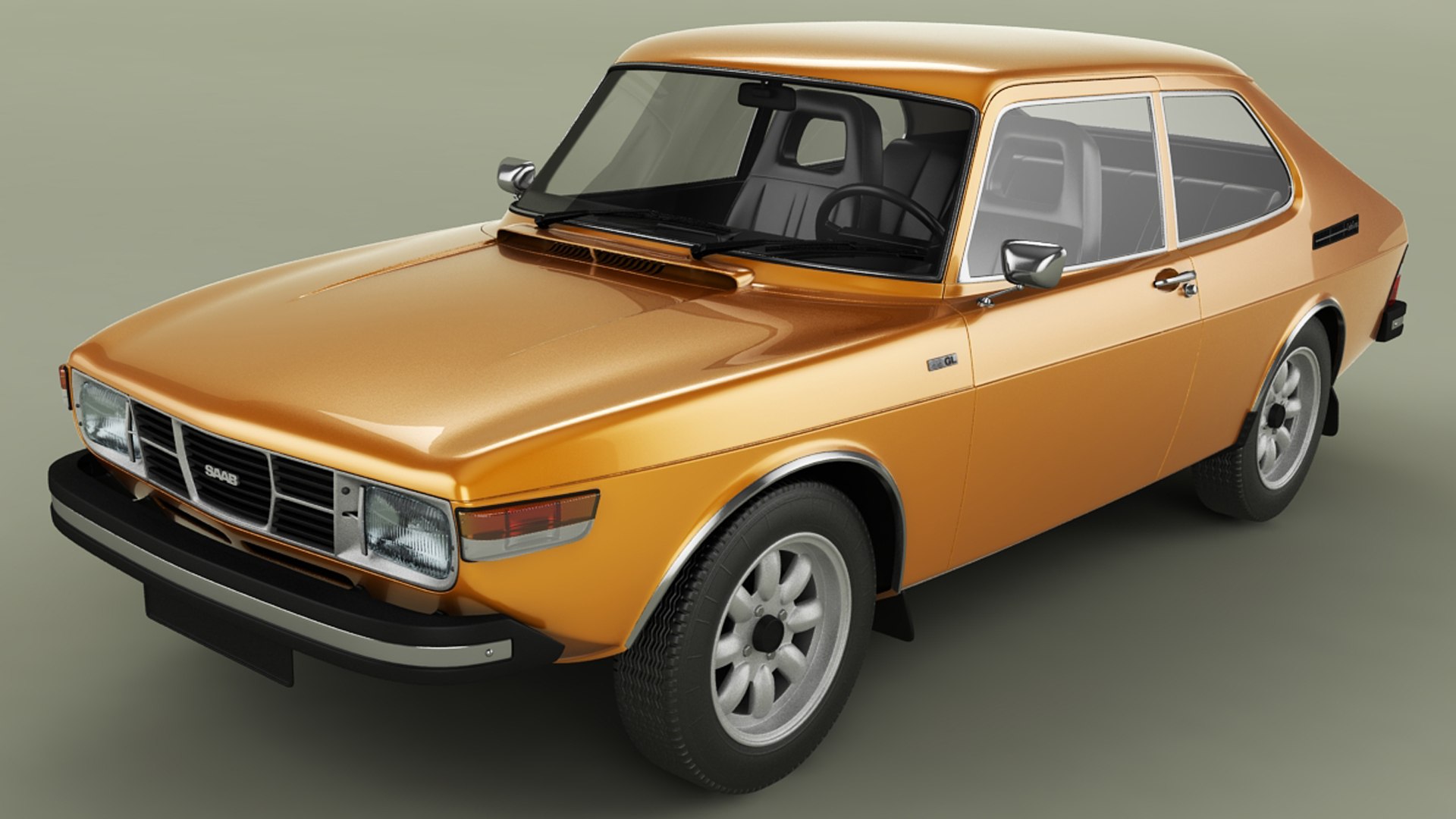 3D Saab 99 Combi Coupe Model - TurboSquid 2163484