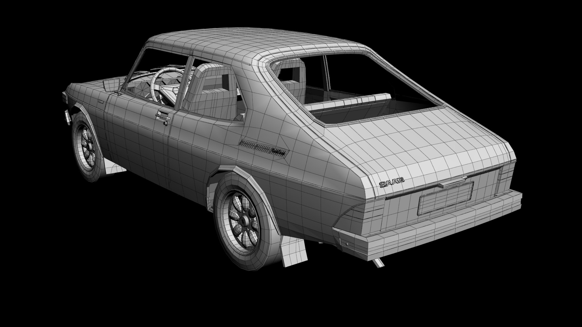 3D Saab 99 Combi Coupe Model - TurboSquid 2163484