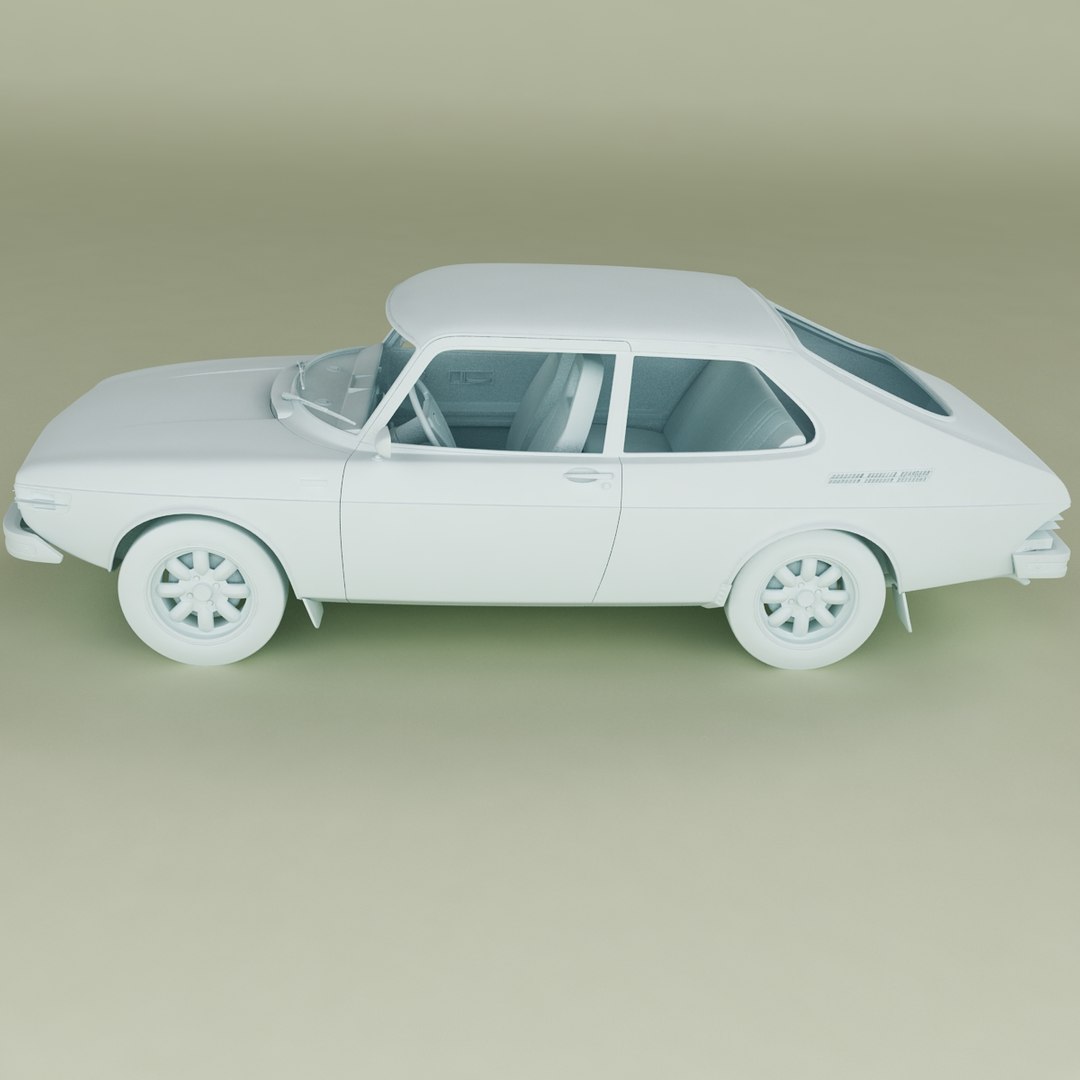 3D Saab 99 Combi Coupe Model - TurboSquid 2163484