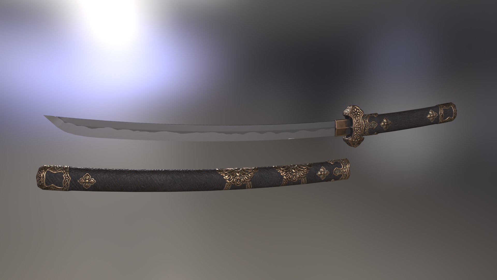 Japan Sword 3D Model - TurboSquid 1949961