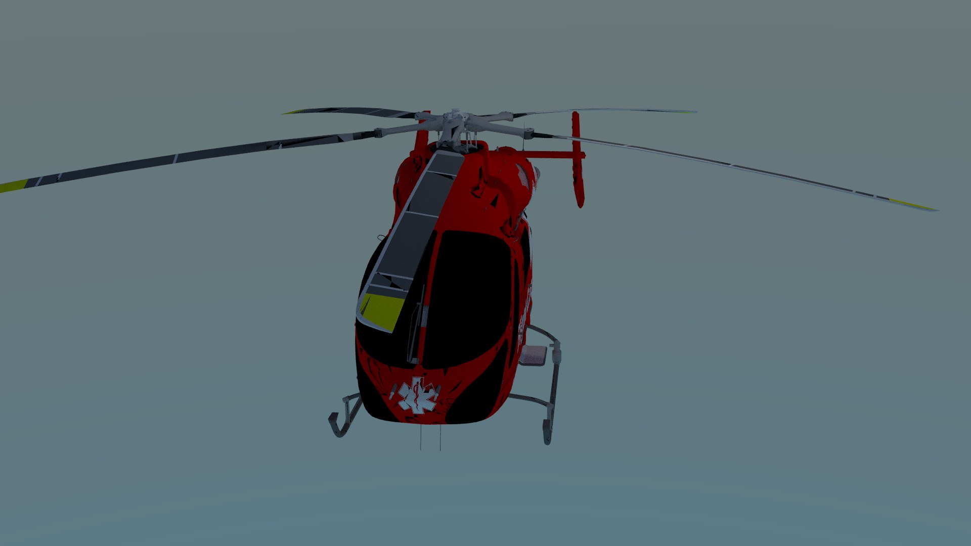 3d medical helicopter