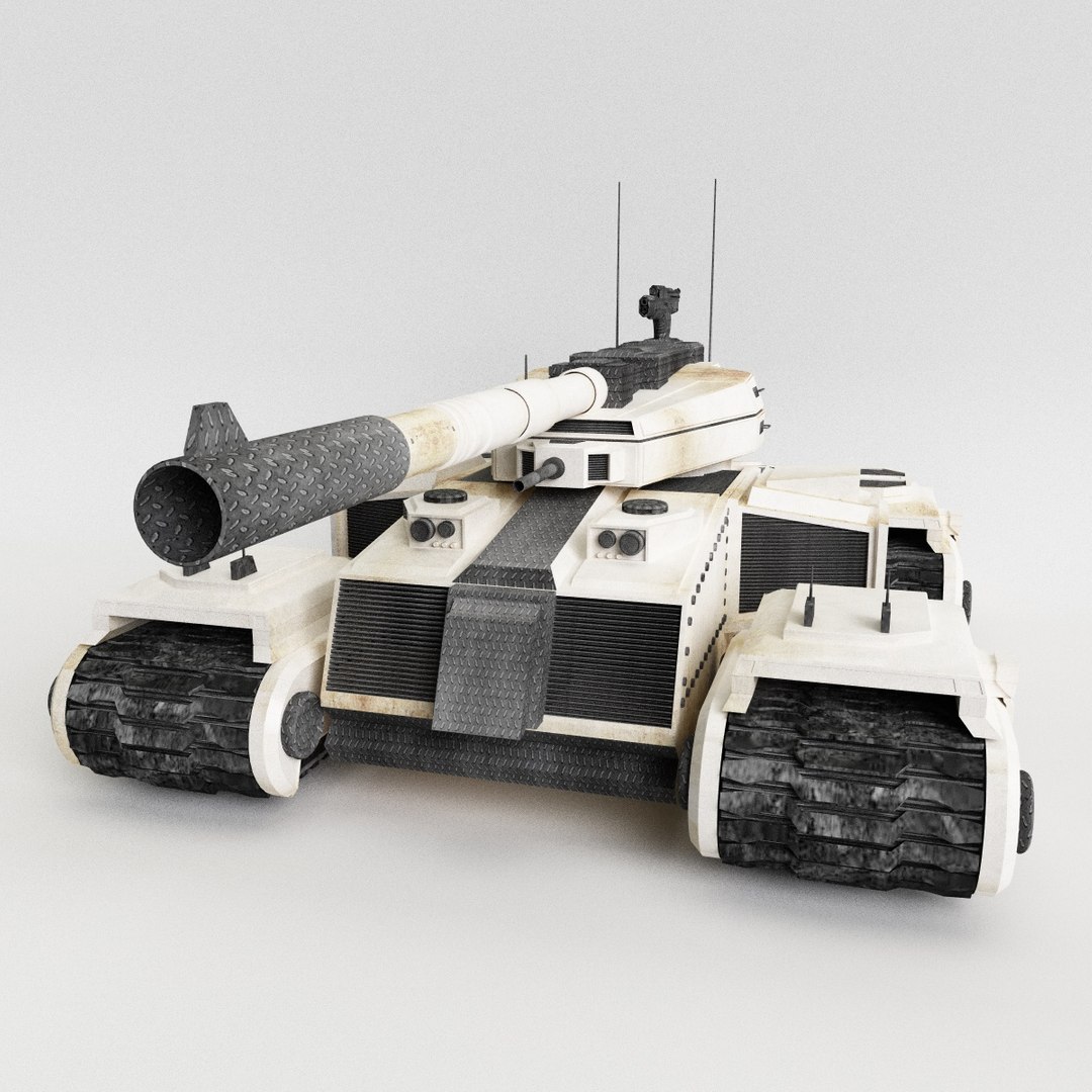3D Sci-fi Future Tank - TurboSquid 1346193