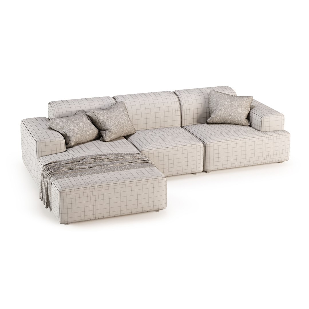 Canape Melva By Westwing Collection 3D Model - TurboSquid 2106766