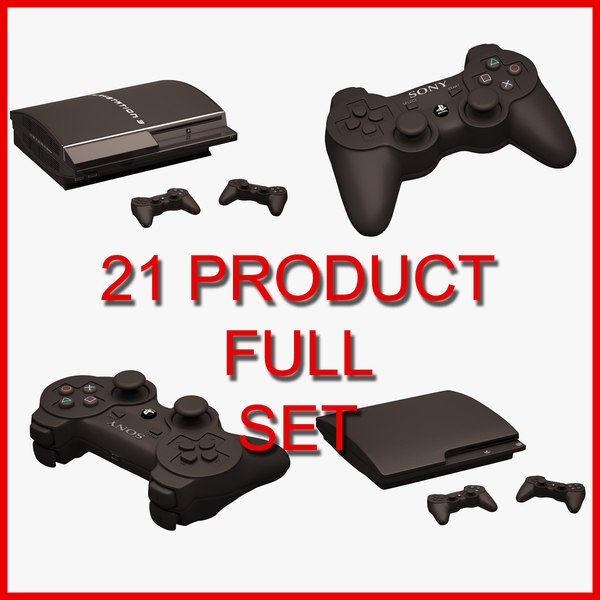 Sony PlayStation 3 3D Models for Download | TurboSquid