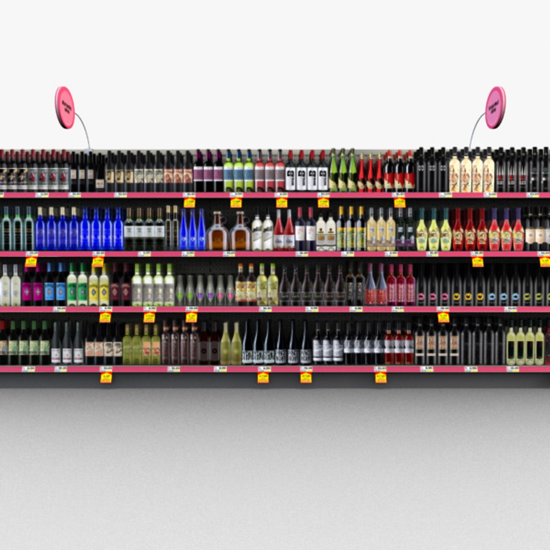 Retail Store Shelves - 3d Model