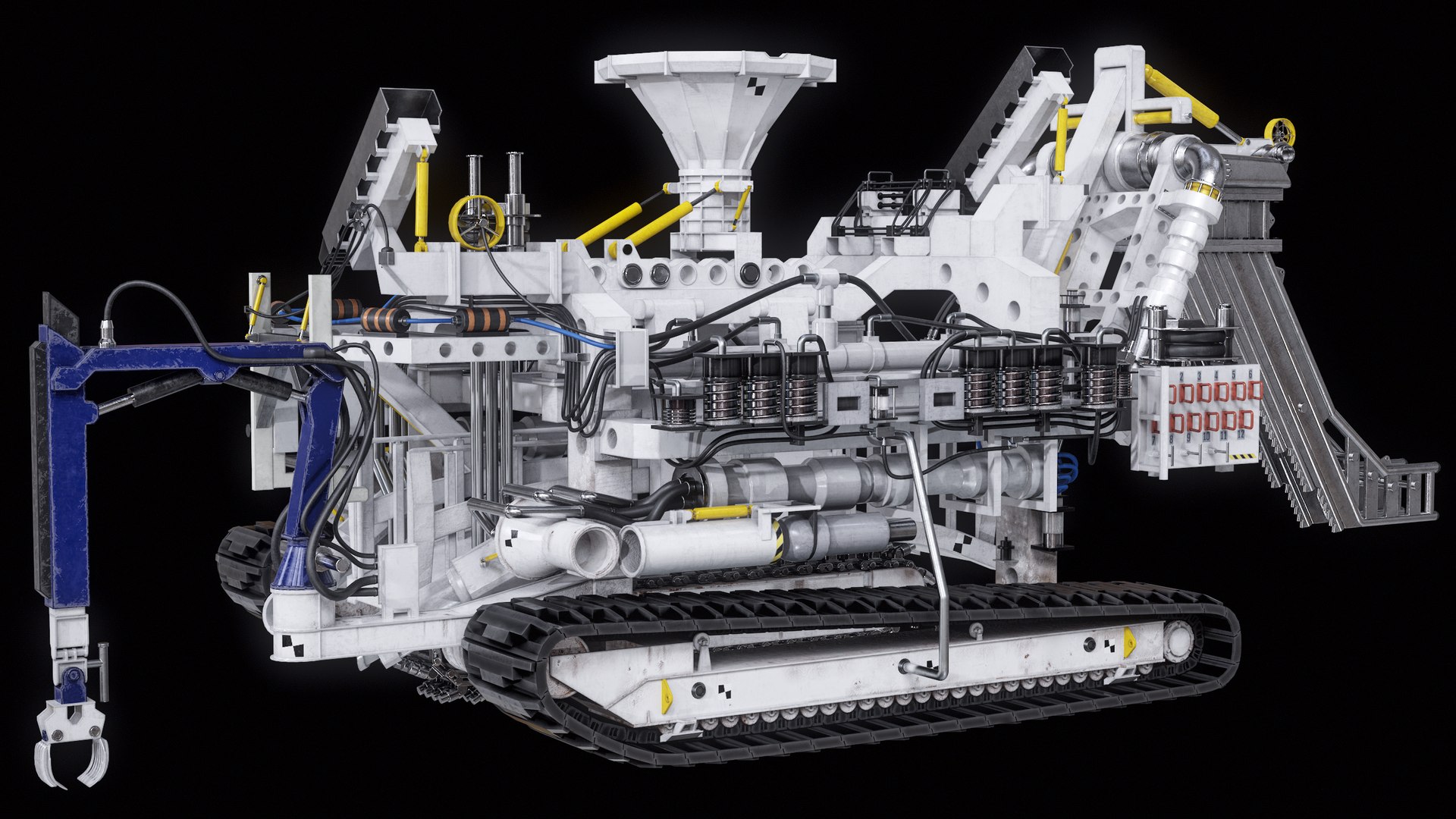 Underwater SMD Subsea Cable Trencher CBT2400 PBR model - TurboSquid 2146259
