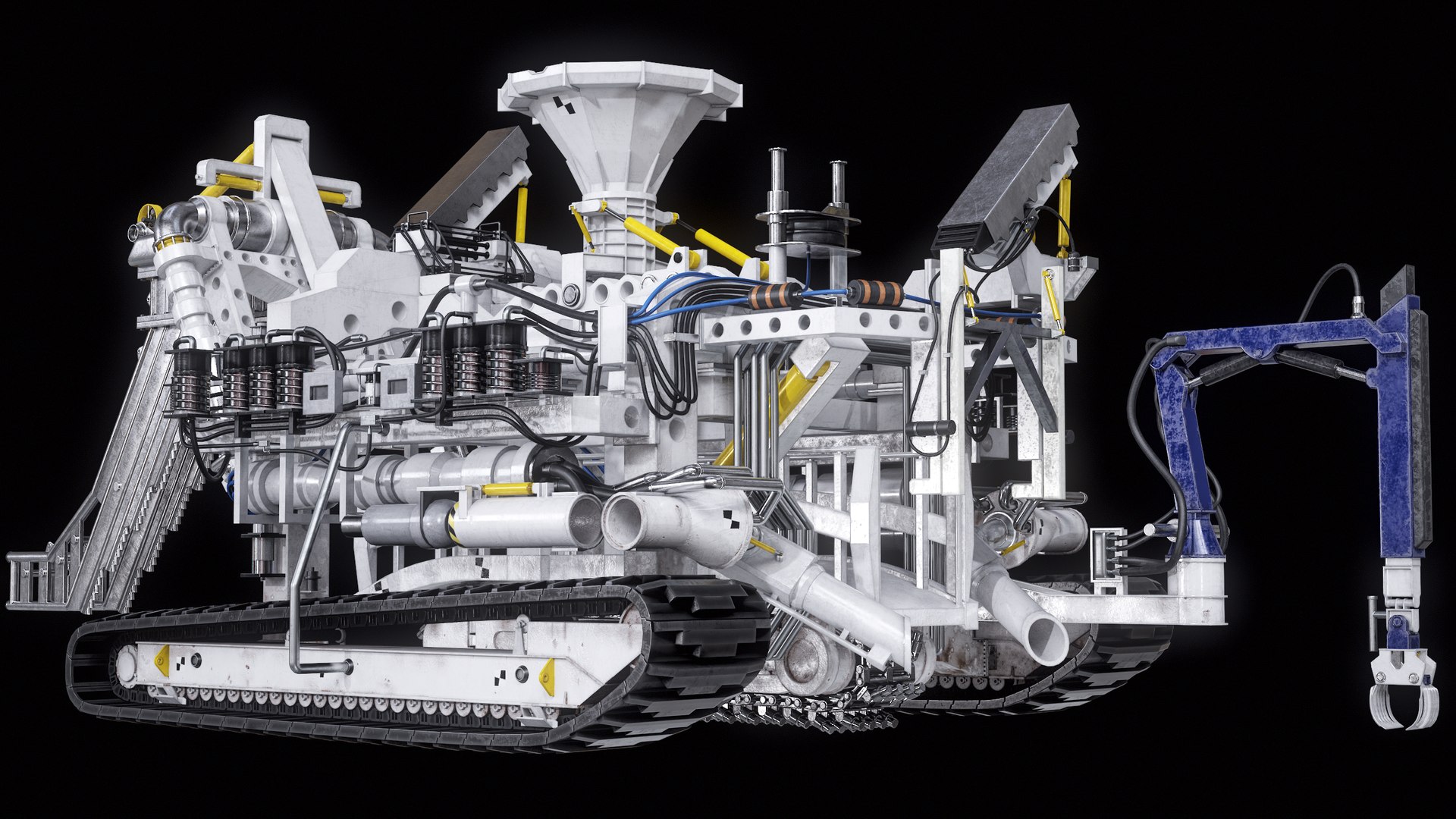 Underwater SMD Subsea Cable Trencher CBT2400 PBR model - TurboSquid 2146259