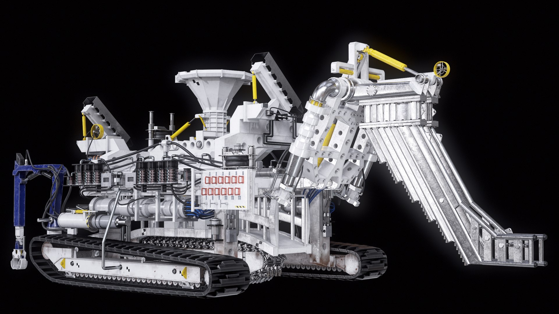 Underwater SMD Subsea Cable Trencher CBT2400 PBR model - TurboSquid 2146259