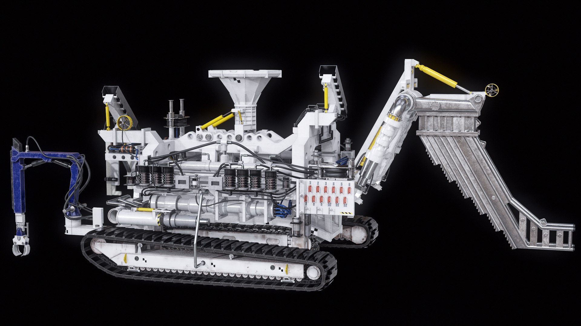 Underwater SMD Subsea Cable Trencher CBT2400 PBR model - TurboSquid 2146259