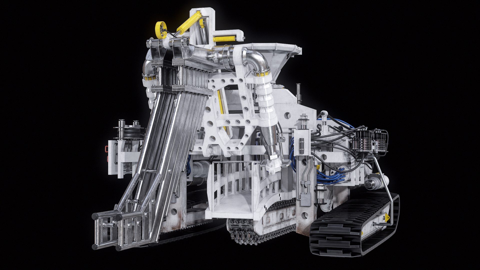 Underwater SMD Subsea Cable Trencher CBT2400 PBR model - TurboSquid 2146259