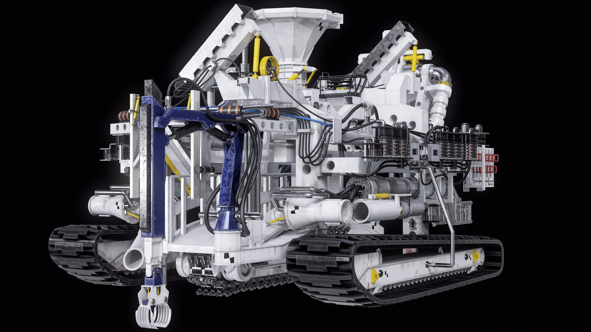 Underwater SMD Subsea Cable Trencher CBT2400 PBR model - TurboSquid 2146259