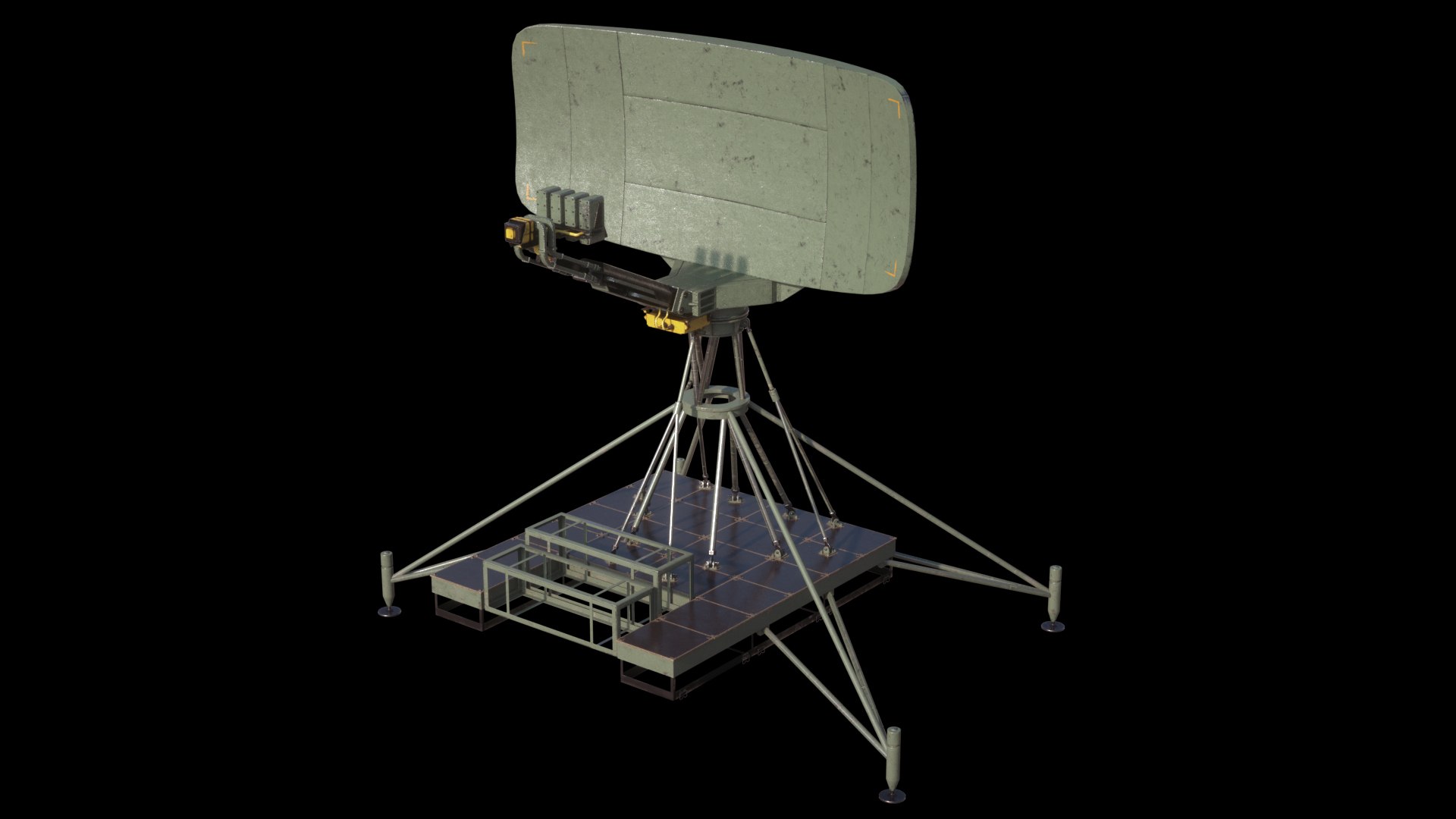 Radar Unit 3d Max