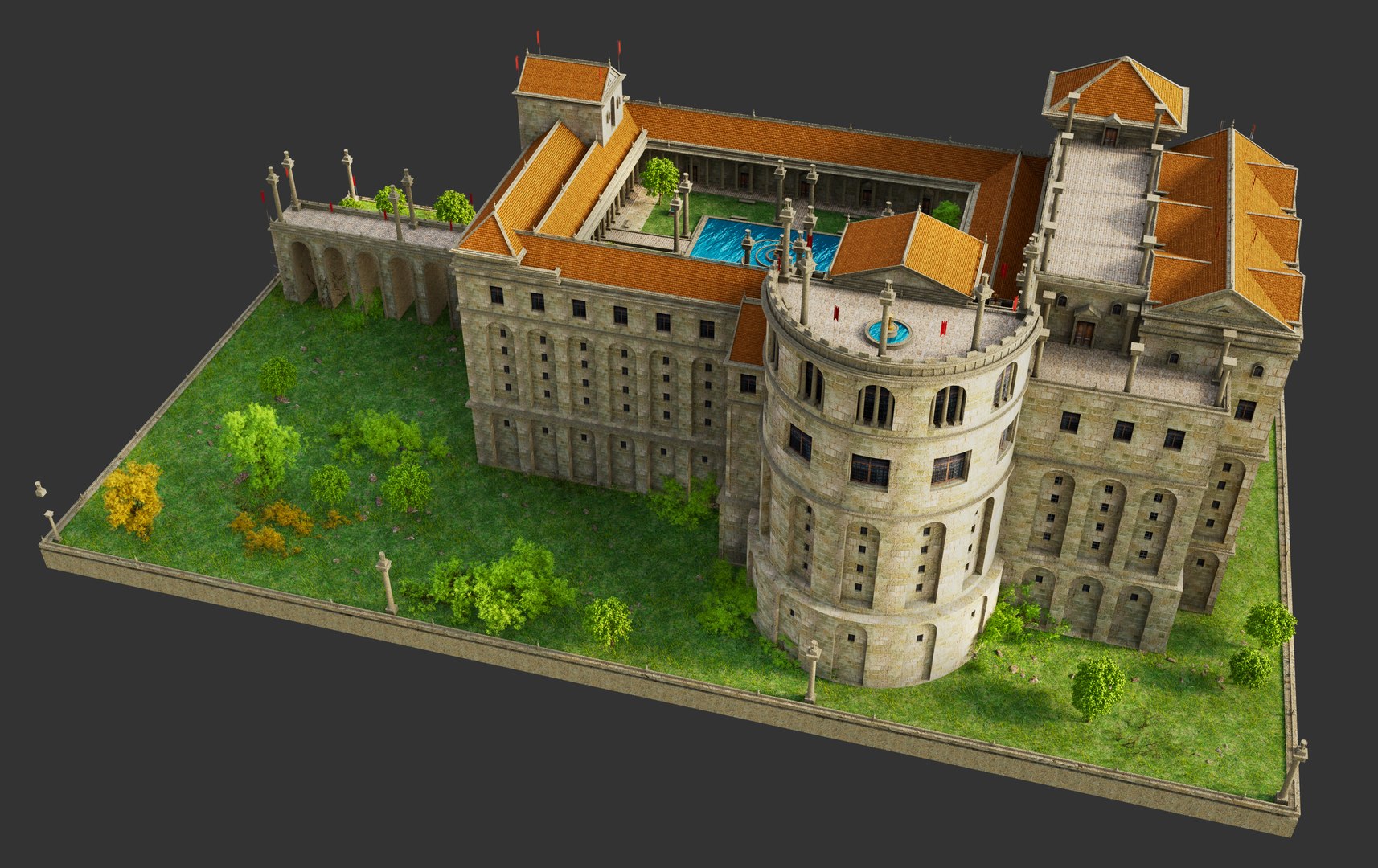 3D Villa Jovis Capri Model - TurboSquid 2324942