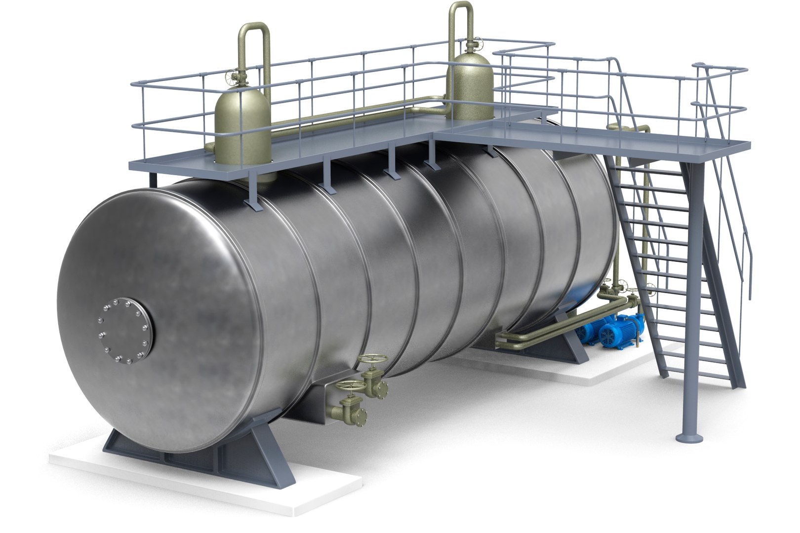 3D Industrial Chemical Tank - TurboSquid 1360756
