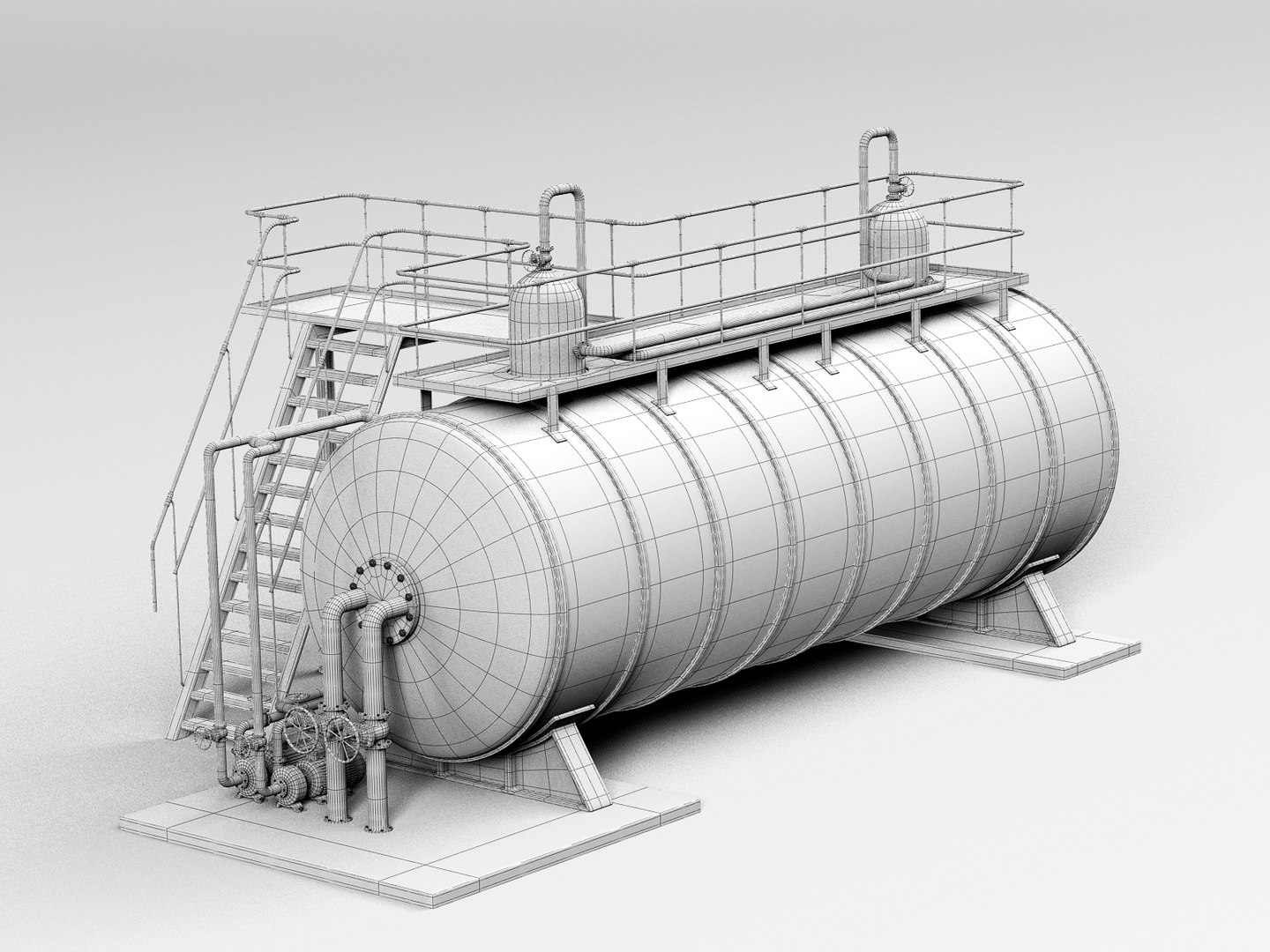 3D Industrial Chemical Tank - TurboSquid 1360756