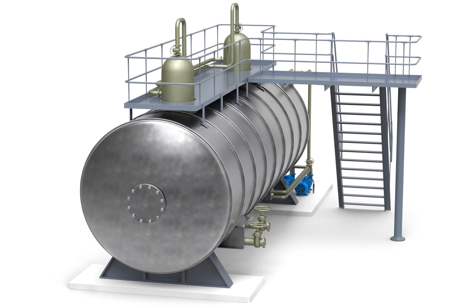 3D Industrial Chemical Tank - TurboSquid 1360756
