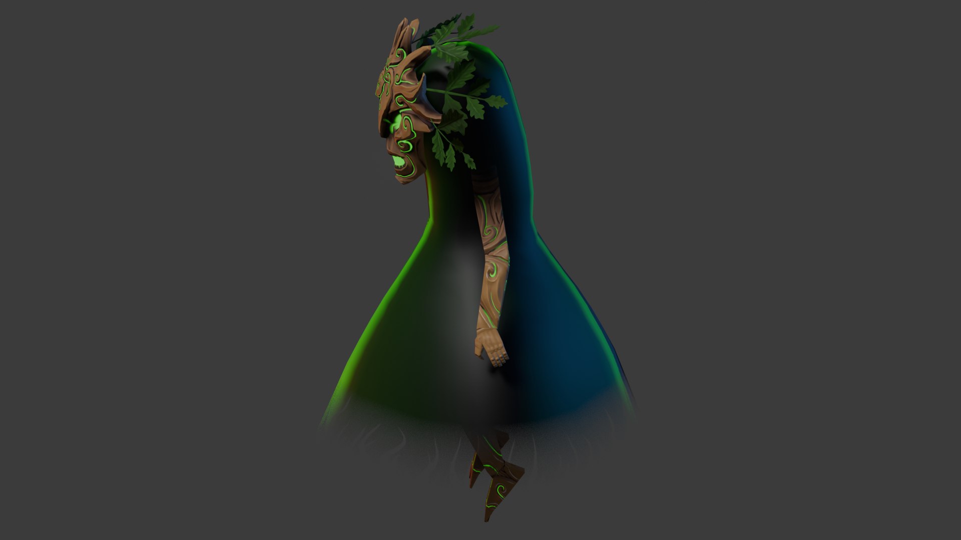 Low Poly Rigged Model - A Wraith In The Woods 3D Model - TurboSquid 2430416