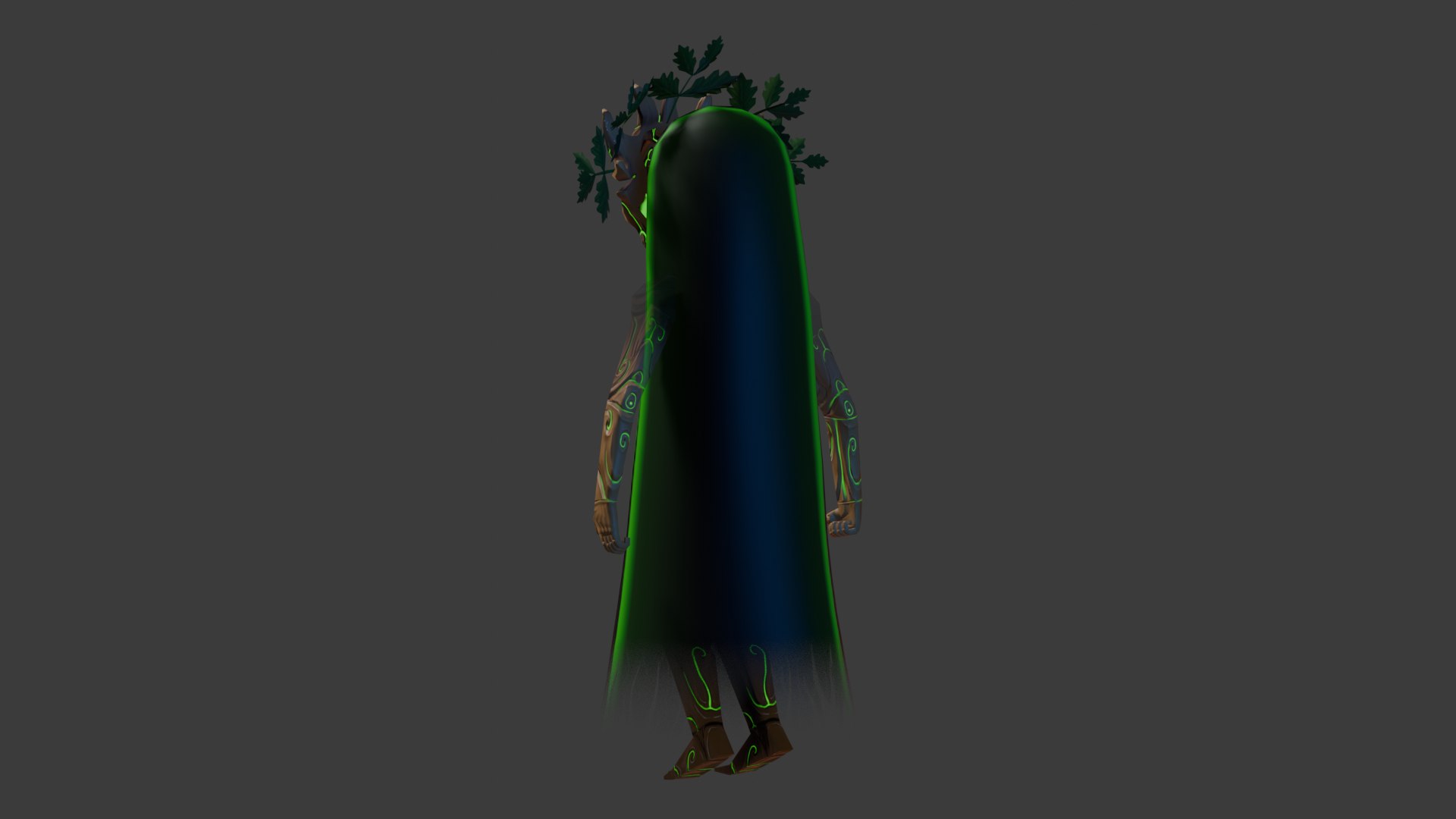 Low Poly Rigged Model - A Wraith In The Woods 3D Model - TurboSquid 2430416