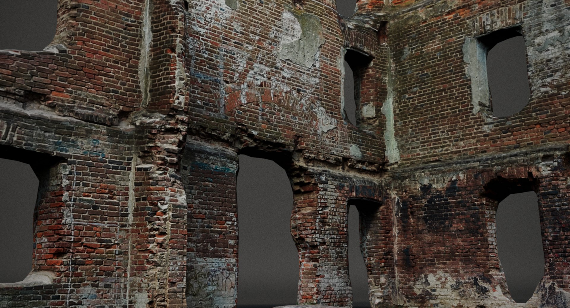 3d Old Ruins Model