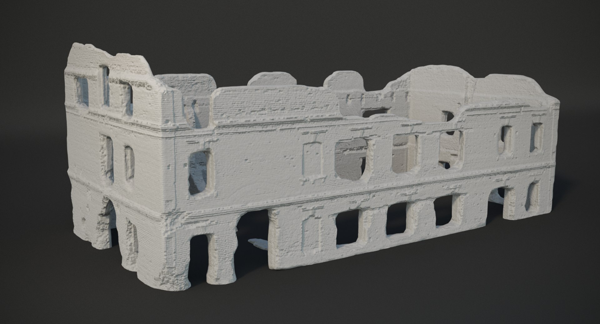 3d Old Ruins Model