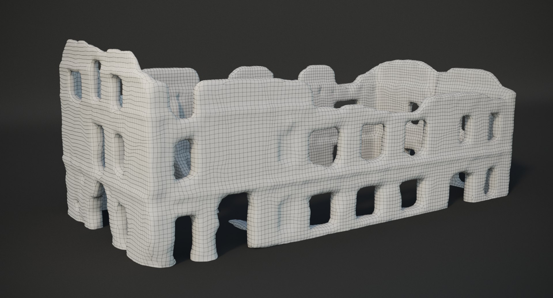 3d Old Ruins Model