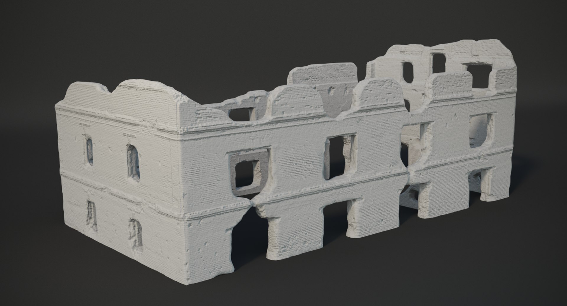 3d Old Ruins Model
