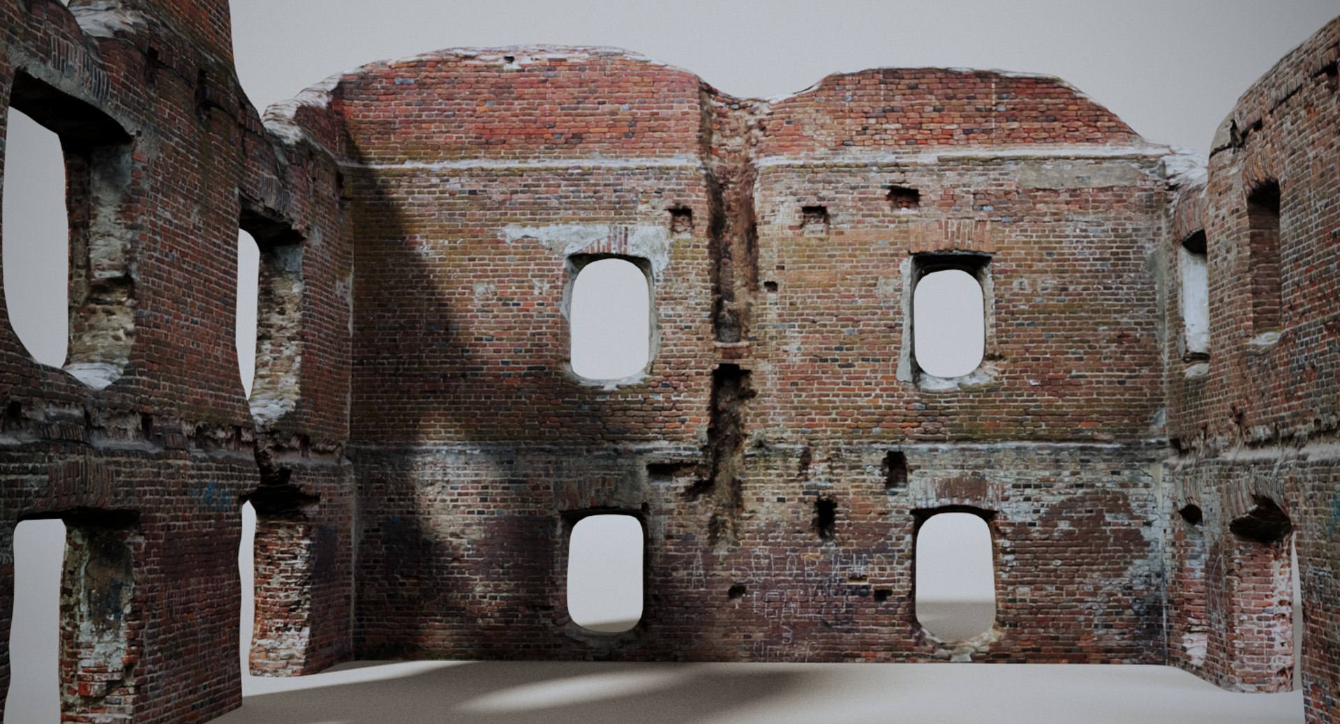 3d Old Ruins Model