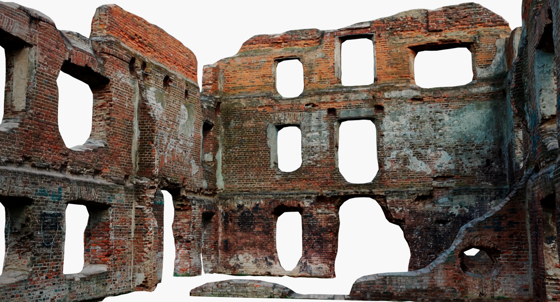 3d Old Ruins Model