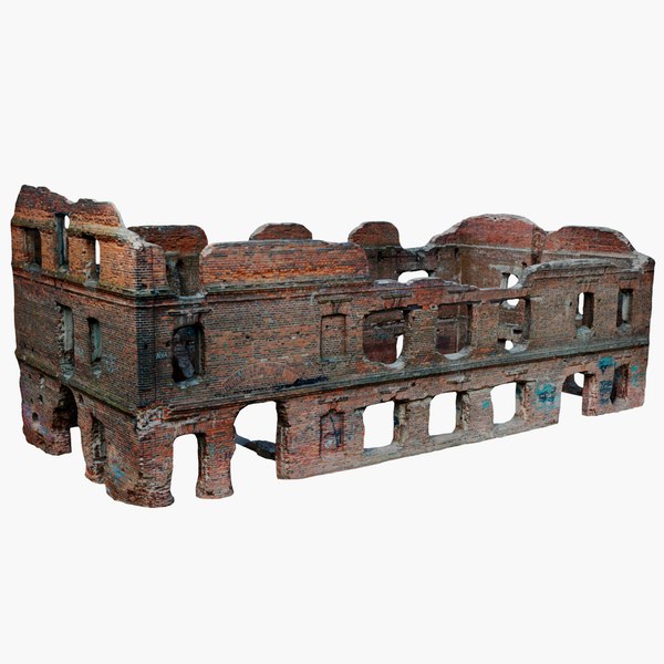 3d old ruins model
