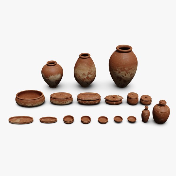 Pottery 3D Models for Download | TurboSquid
