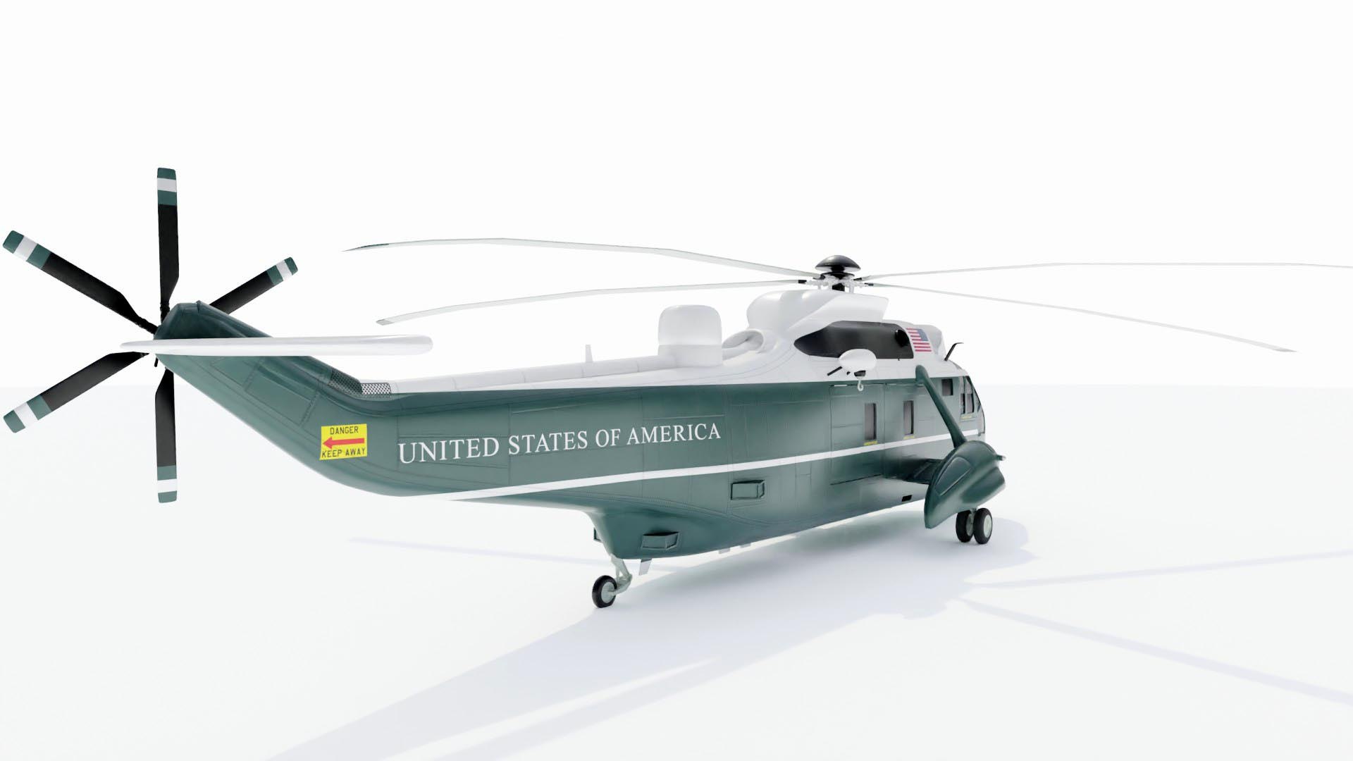 3D Model Marine One VH-3D - TurboSquid 2026530
