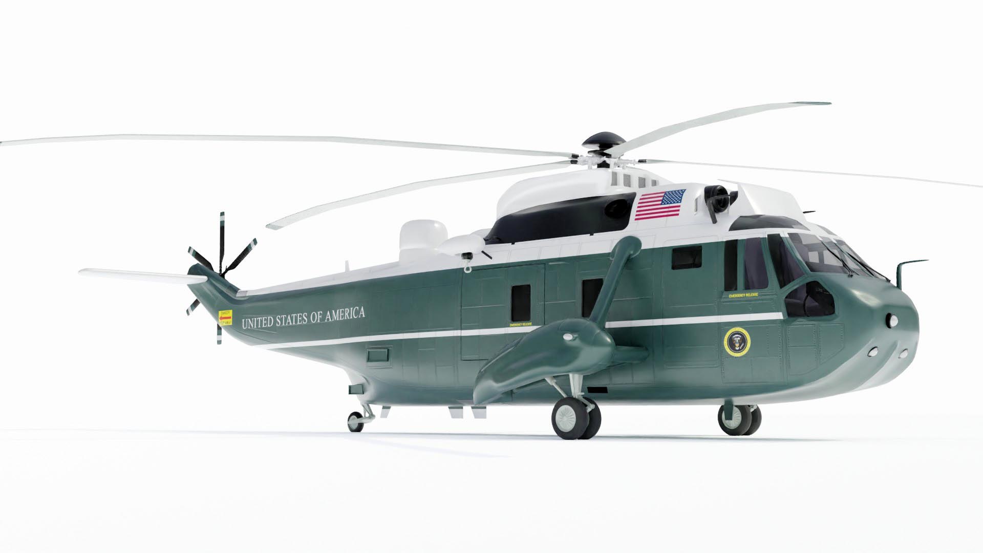 3D Model Marine One VH-3D - TurboSquid 2026530