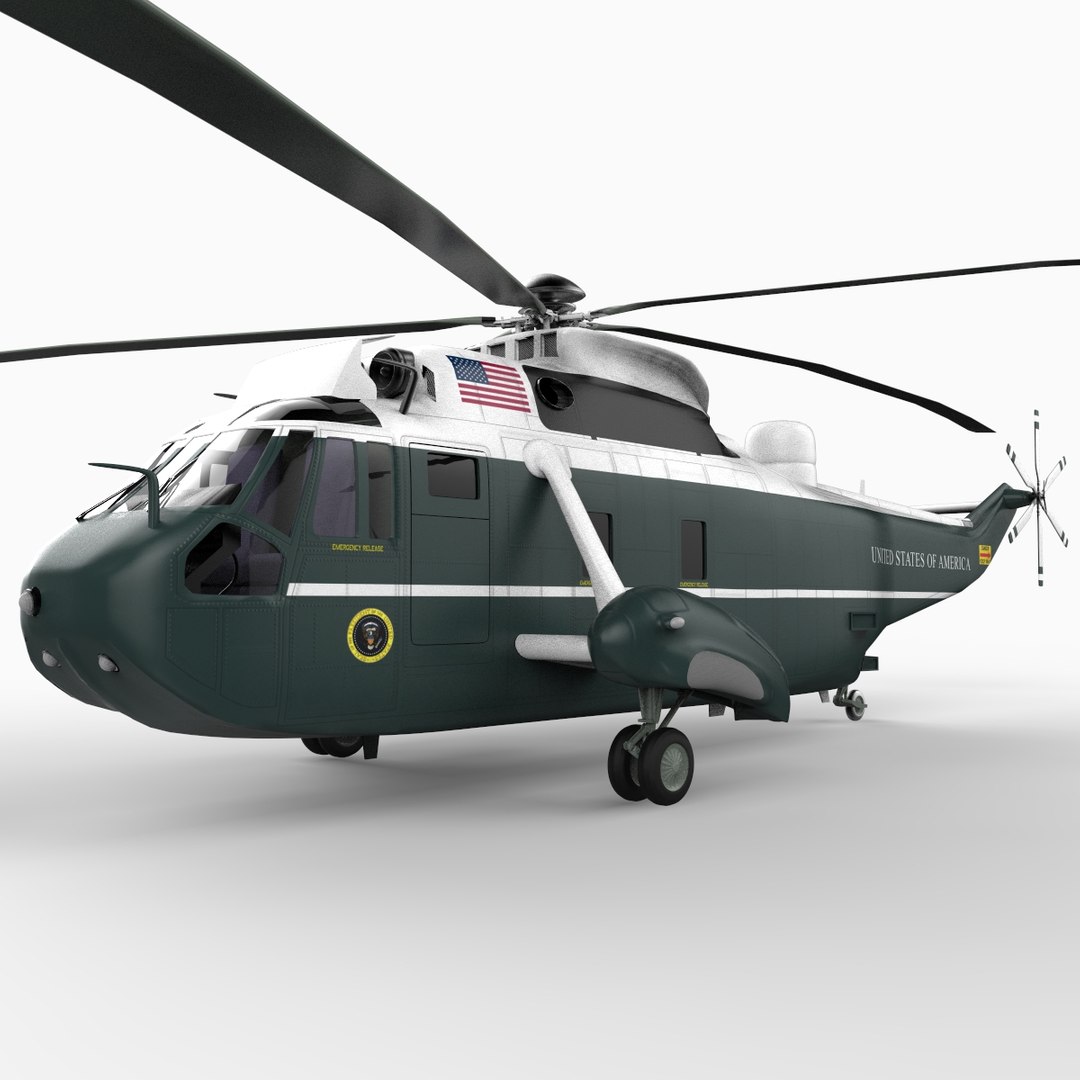 3D Model Marine One VH-3D - TurboSquid 2026530
