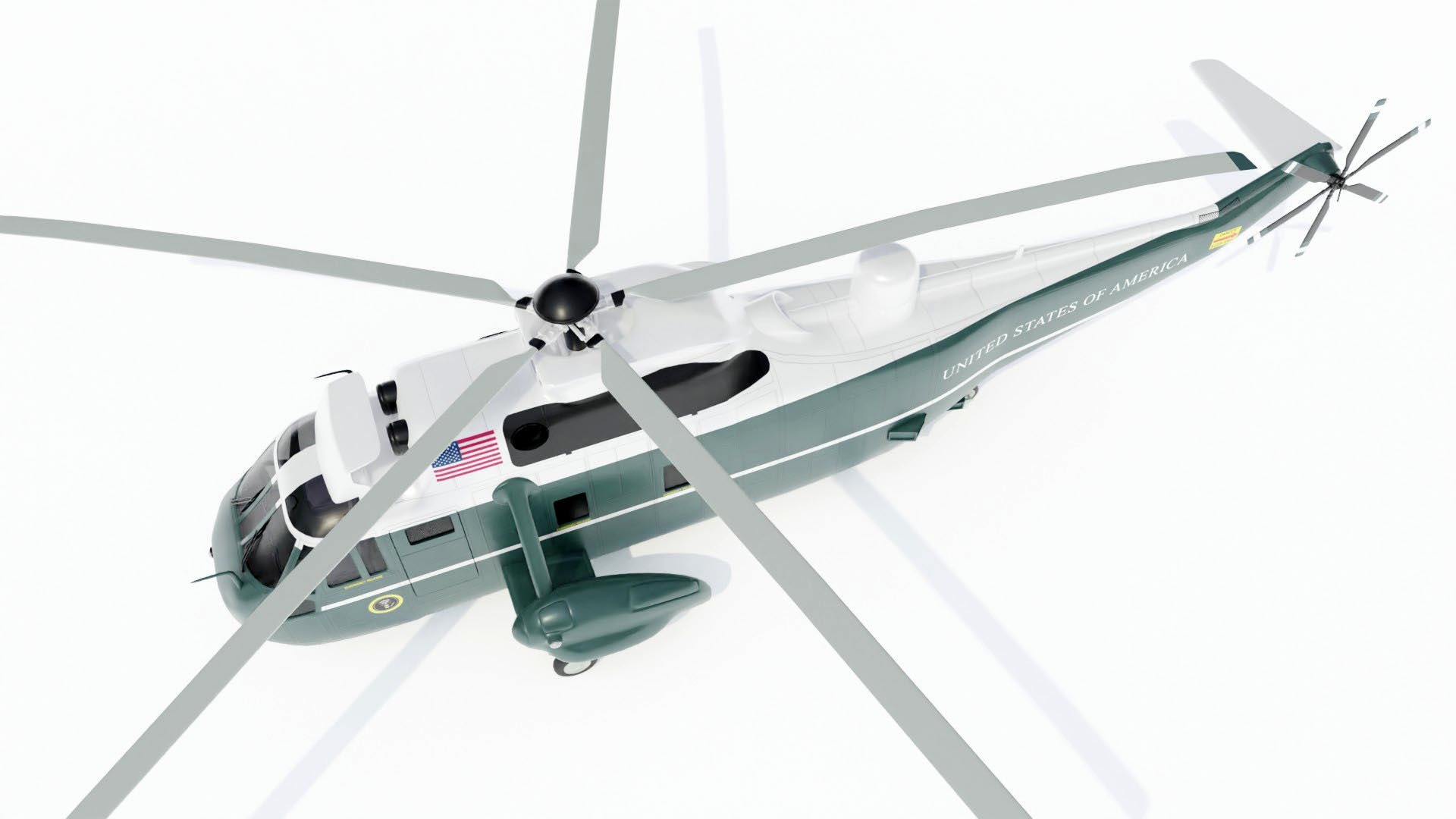 3D Model Marine One VH-3D - TurboSquid 2026530