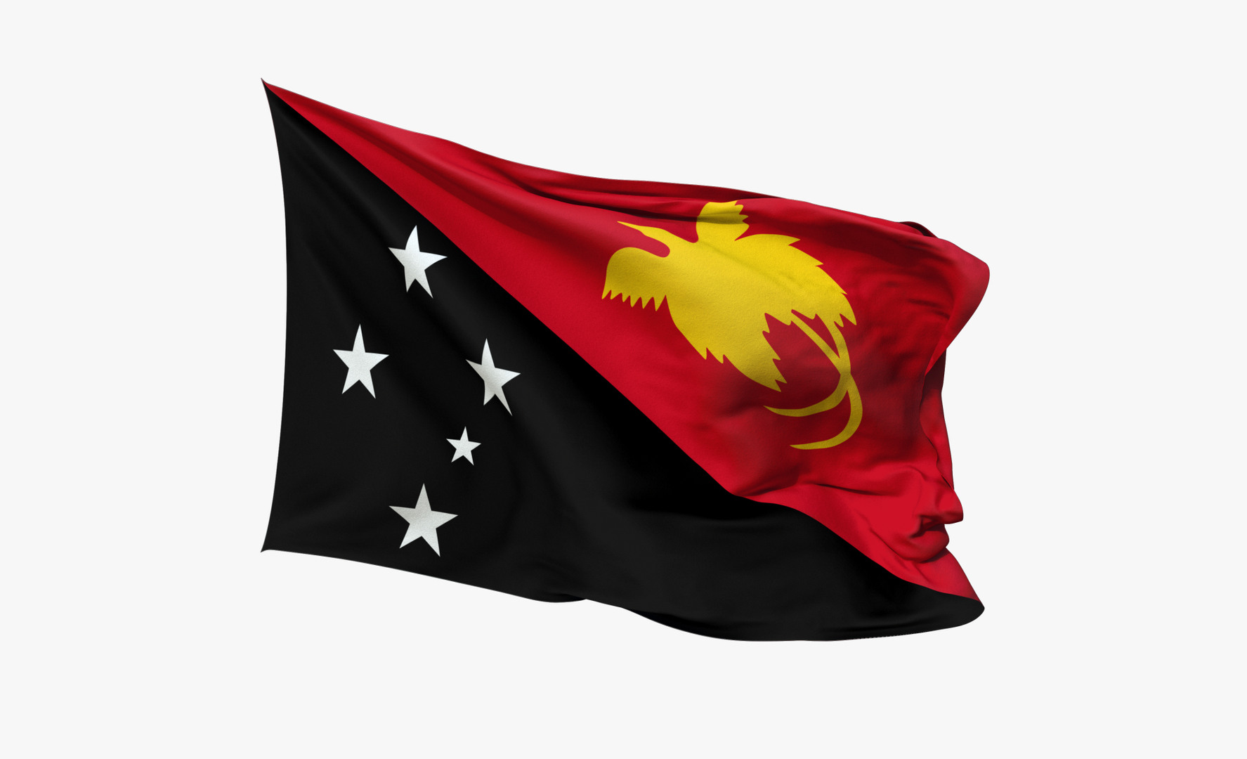 3D Realistic Animated Flag - Microtexture Rigged - Put Your Own Texture ...