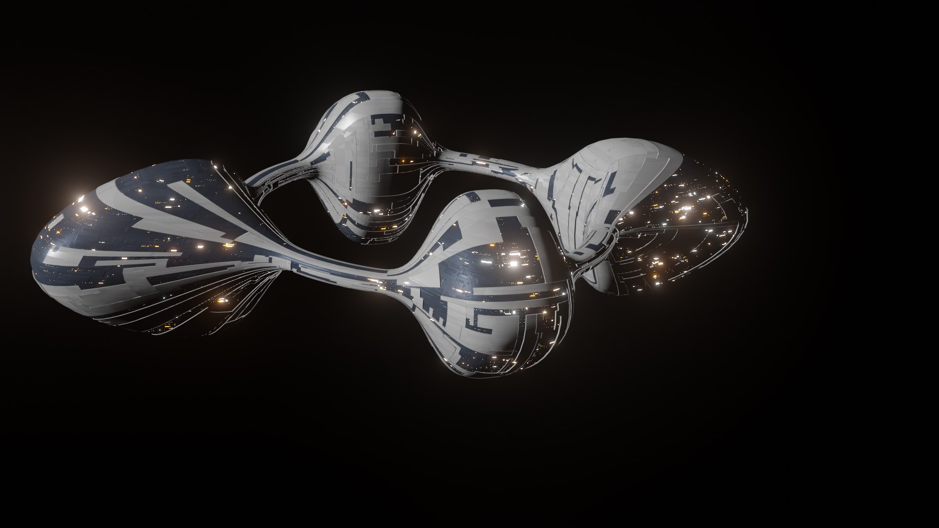 3D Alien Spacestation - TurboSquid 2197588