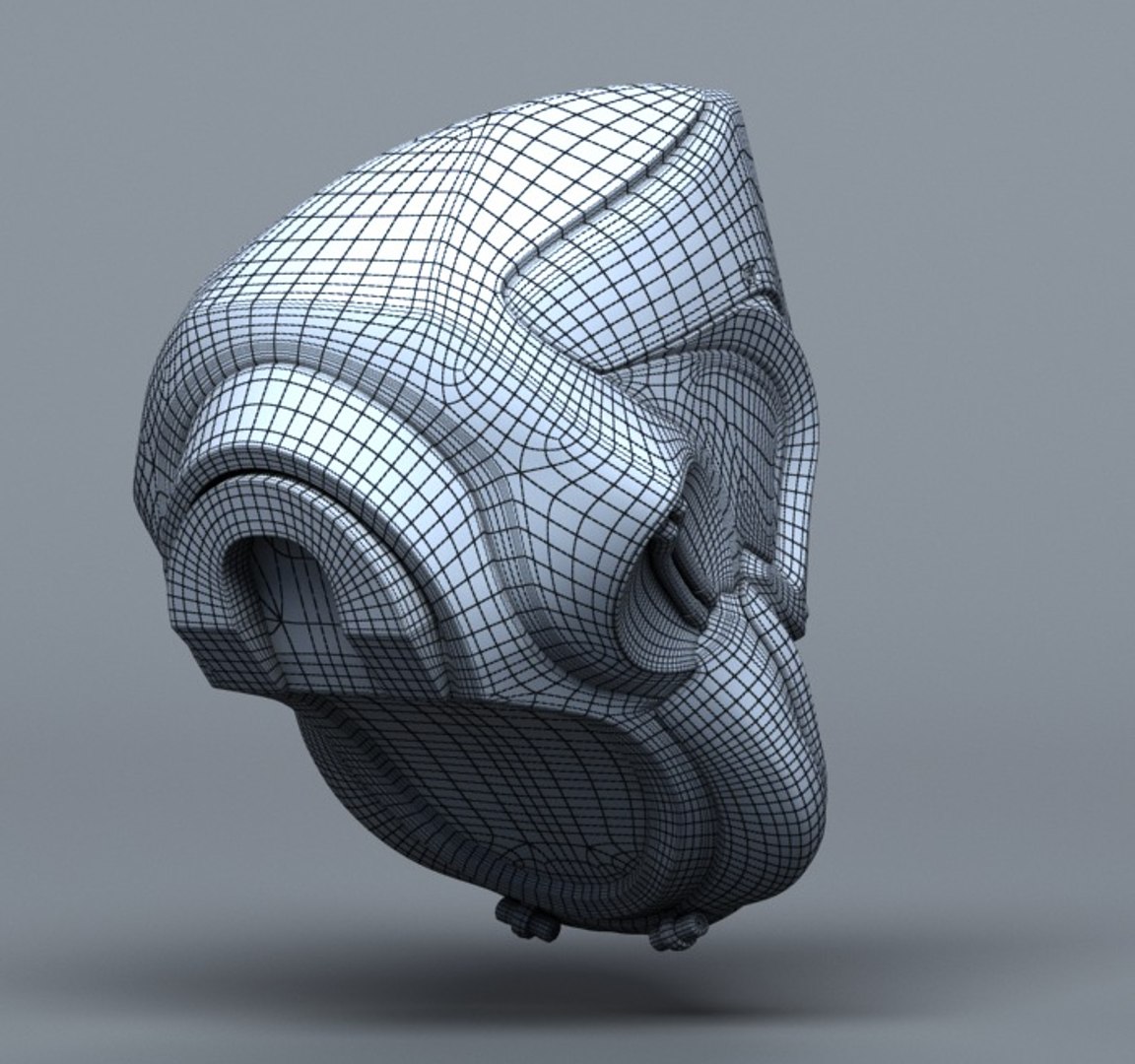 3d model scifi helmets