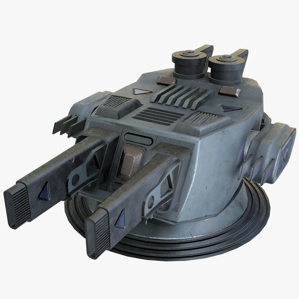Sci-Fi Plasma Turret Mk 2 3D 모델 - TurboSquid 1406577