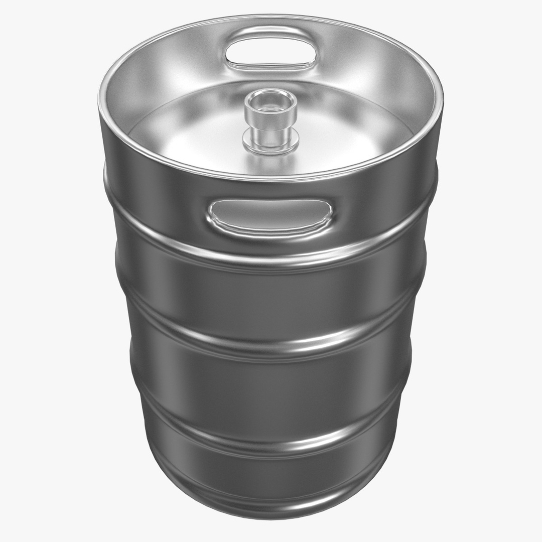 3d Beer Keg 2 Model