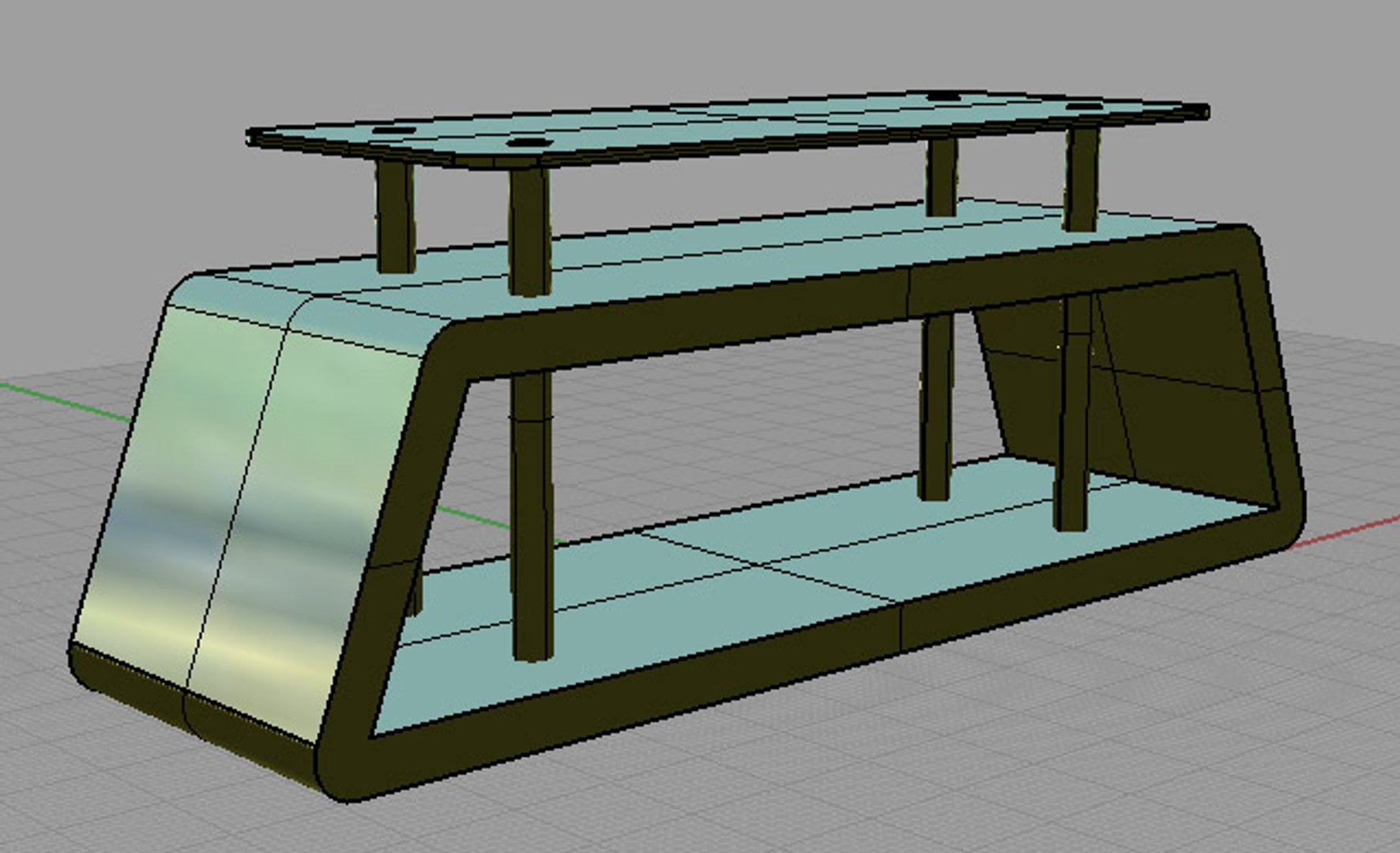 minimalist design tv stand 3d 3ds