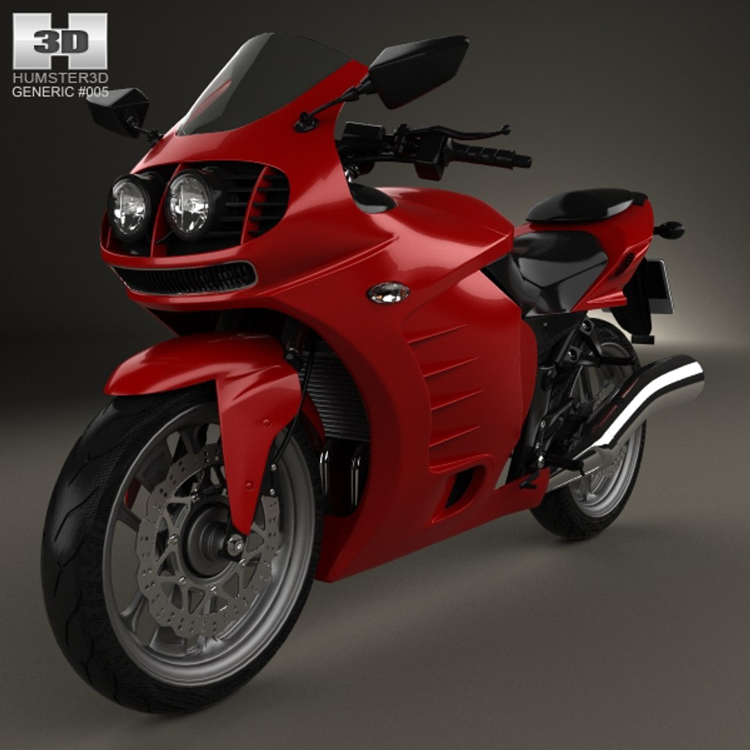 3D Generic Sport Bike - TurboSquid 1236590