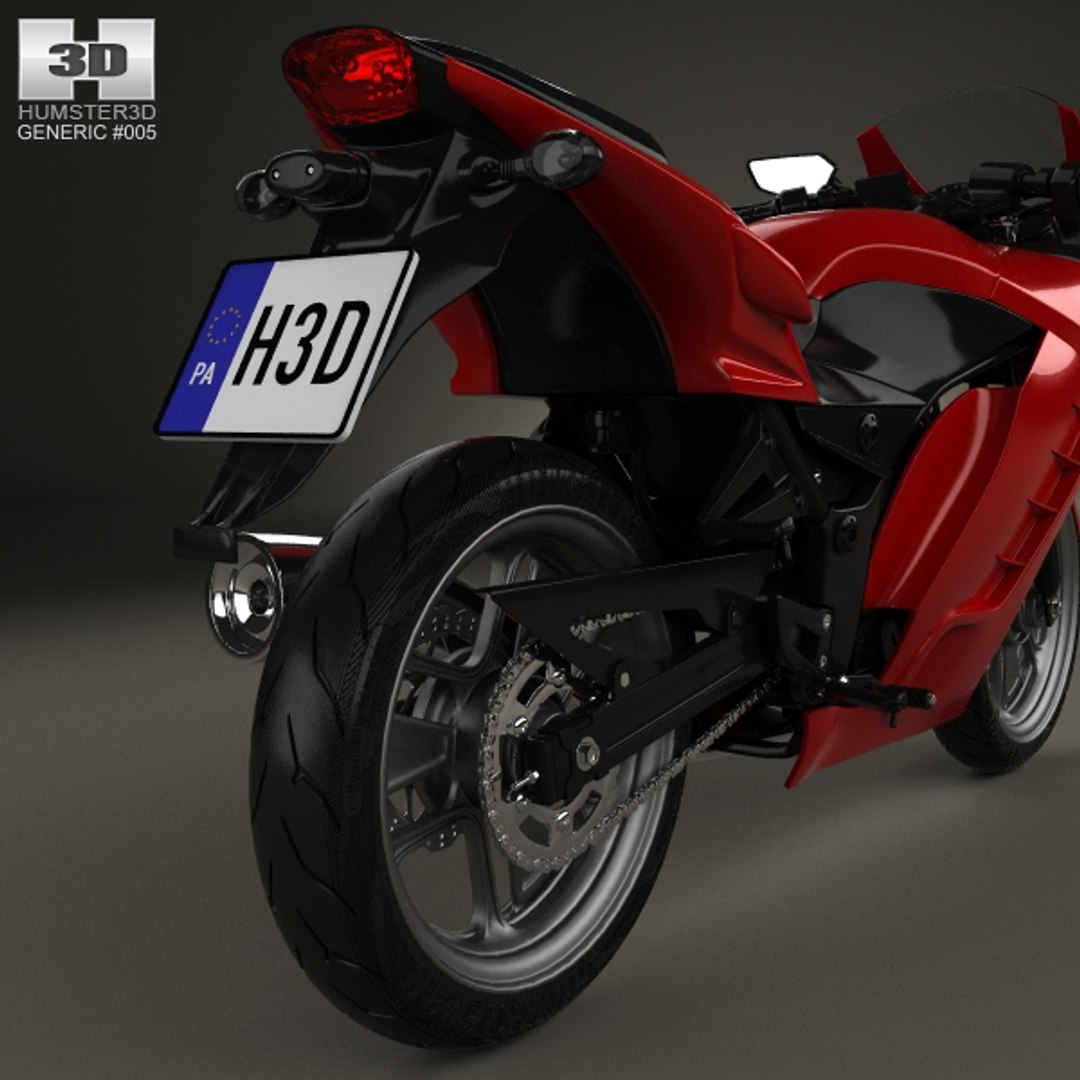 3D Generic Sport Bike - TurboSquid 1236590