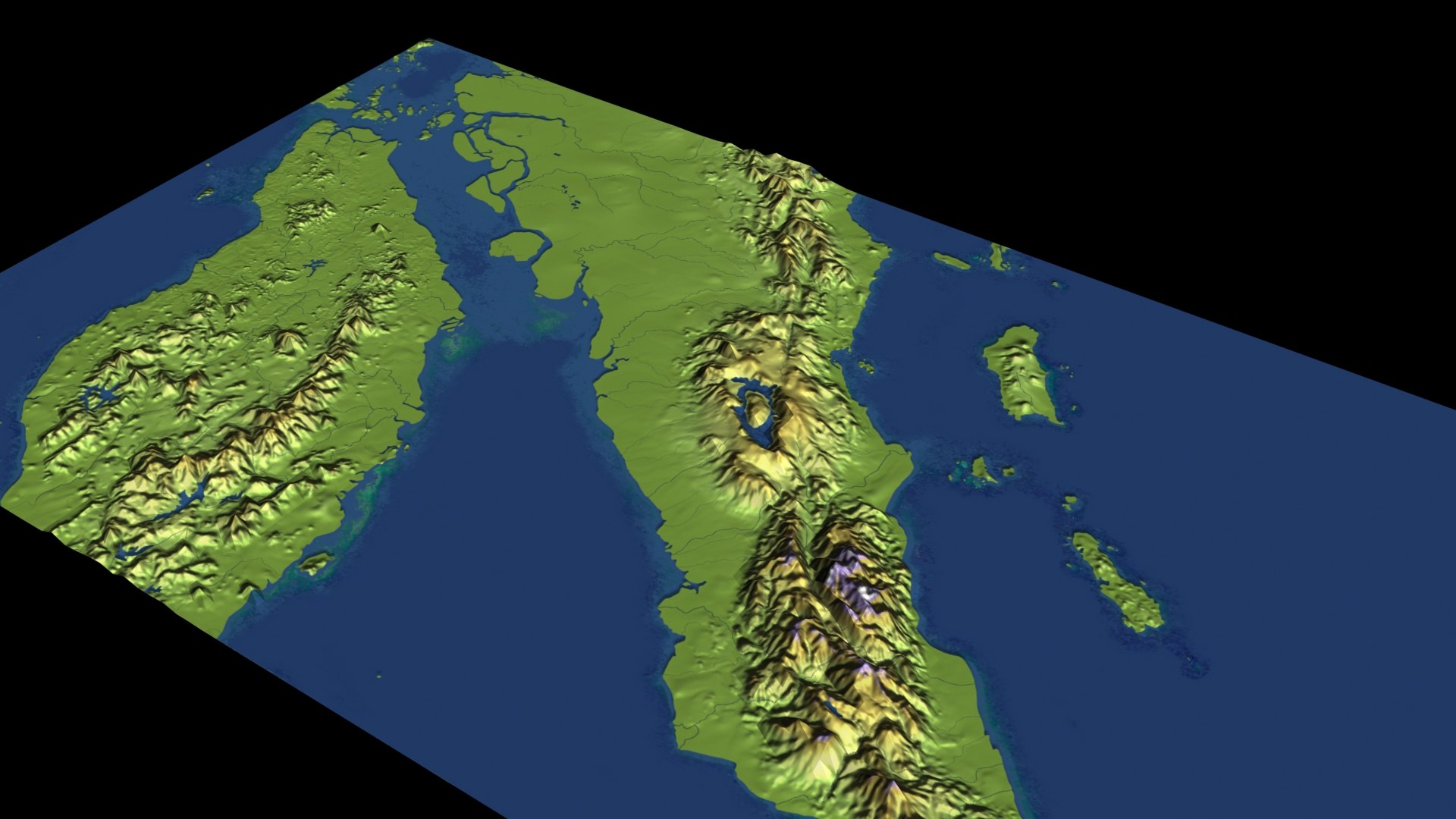 3d Lake Toba