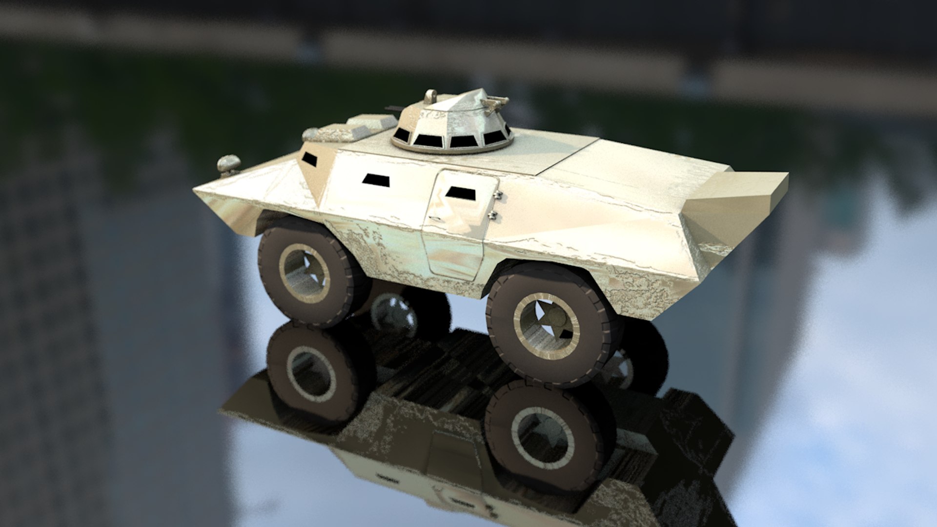 V100 Armored Patrol Car 3D - TurboSquid 1461643